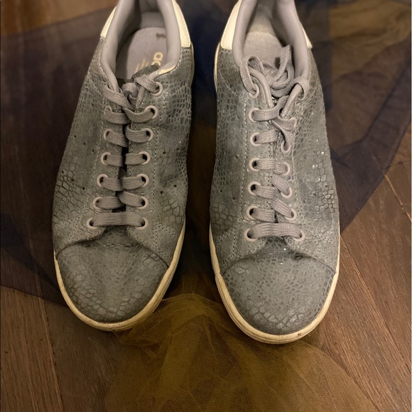 adidas | Shoes | Rare Stan Smith Adidas Grey Croc Sneakers 8 Ed | Poshmark